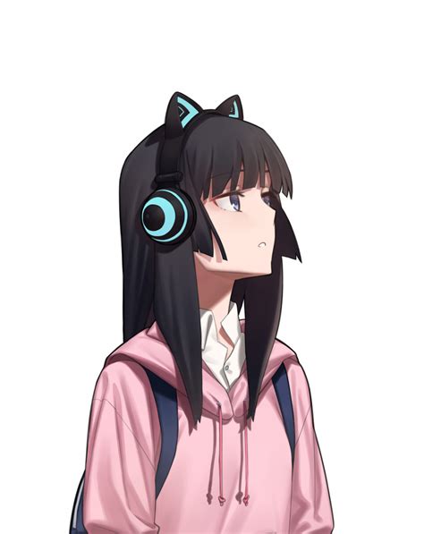 Safebooru 1girl Absurdres Animal Ear Headphones Animal Ears Backpack