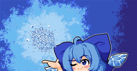 ドット絵 チルノ Fdsのイラスト Pixiv