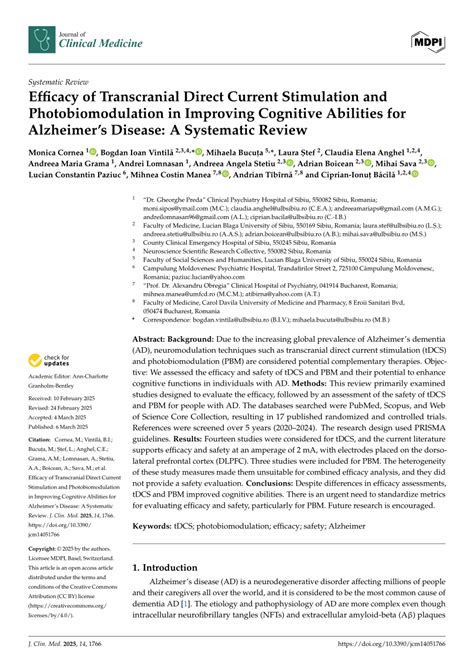 Pdf Efficacy Of Transcranial Direct Current Stimulation And