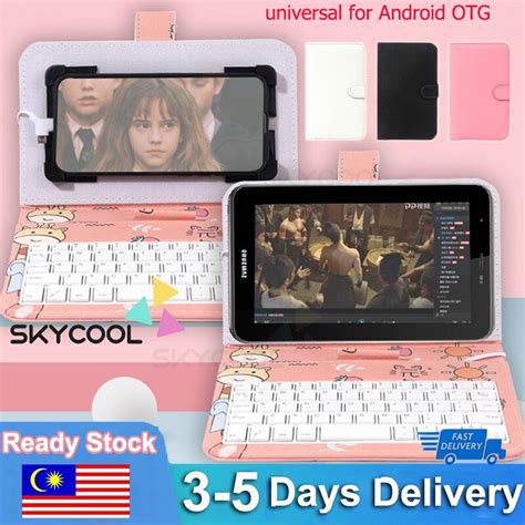 Cellphone Keyboard With Cover For 4 8inch Android Otg Phone Tablet Shopee Malaysia