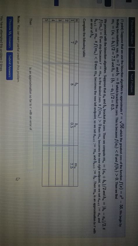 solved previous problem problem listnext problem 1 point