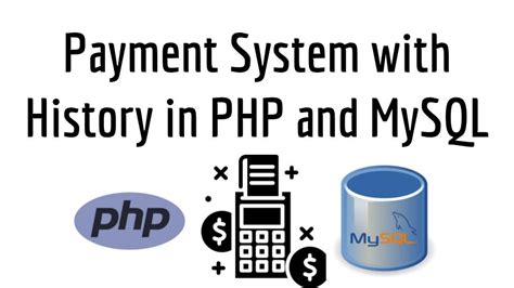 Payment System With History In Php And Mysql Configuroweb