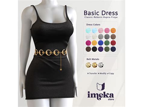 Second Life Marketplace Imeka Basic Dress Demo