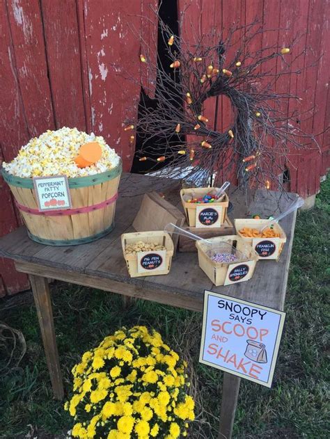 Its The Great Pumpkin Charlie Brown Birthday Party Ideas Photo 10 Of