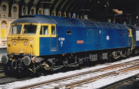 Diesel Train Photo Class 47 Photograph 47624 Railway Picture Br Brush