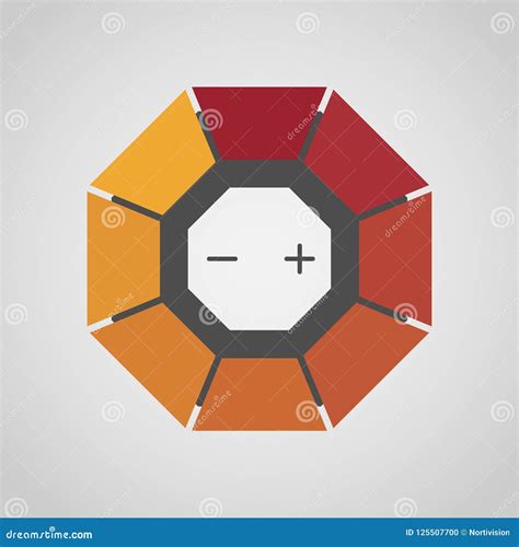 Cold And Hot Regulator Interface Stock Vector Illustration Of Radiator Rotate 125507700