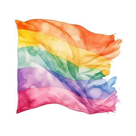 Bandera Del Orgullo Bandera De Colores Del Arco Iris Lgbtqa Foto Premium