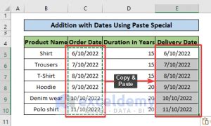 How To Add And Subtract Dates In Excel 6 Suitable Ways