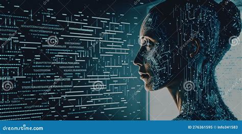 An Artificial Intelligence Algorithm Analyzing And Interp One Created With Generative Ai Stock