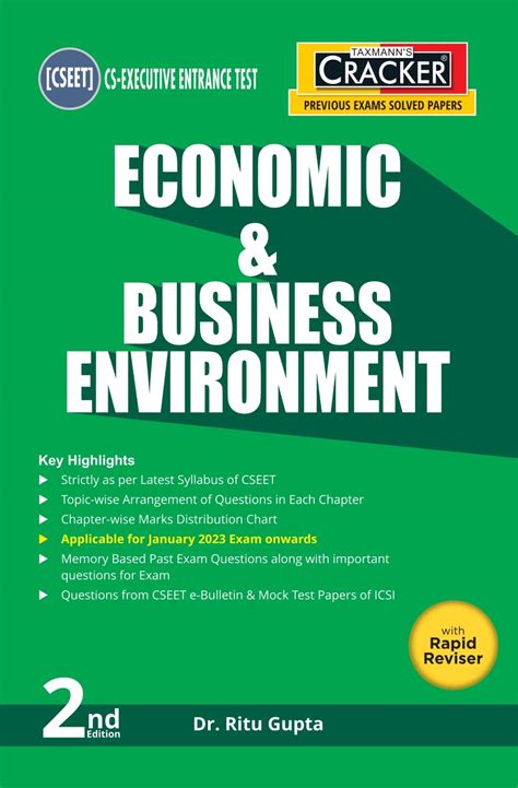 Buy Taxmanns Cracker For Economic And Business Environment Paper 3