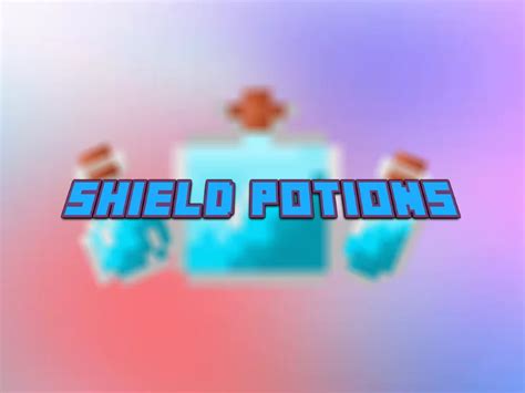Shield Potions Small Medium Large Minecraft Mod