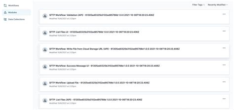 Workflow Sftp Upload Integration Template