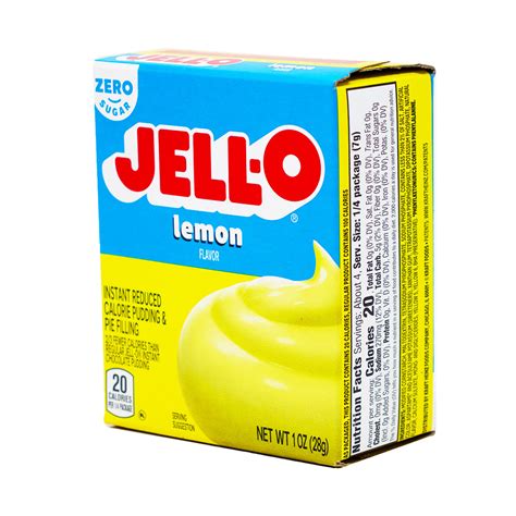Jell O Instant Pudding Sugar Free Lemon 1oz Candy Funhouse Candy
