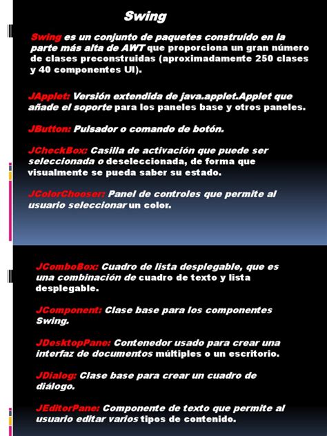 Swing Pdf Java Lenguaje De Programación Interfaces Gráficas De