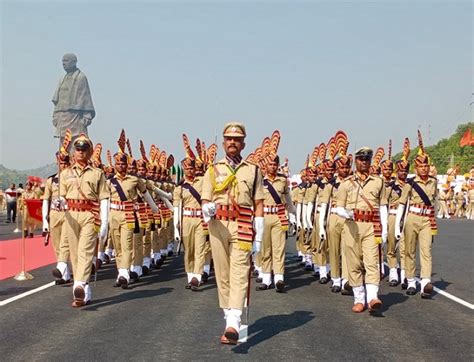 Odisha Police Participates In Rasthriya Ekta Diwas Parade At Kevadia In