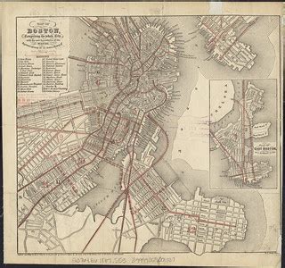 Map Of Boston Comprising The Whole City With The New Bou… Flickr
