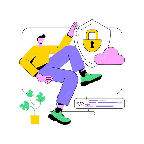 Premium Vector Data Privacy Abstract Concept Vector Illustration