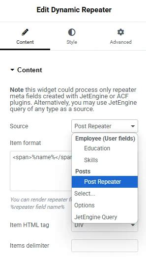 dynamic repeater widget overview — jetengine crocoblock
