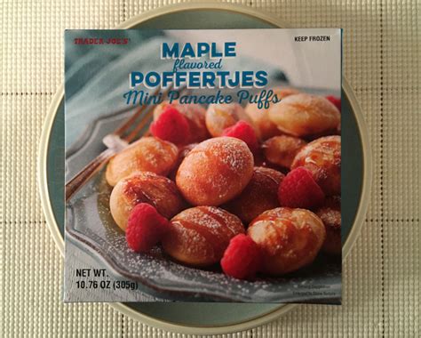 Trader Joes Maple Flavored Poffertjes Mini Pancake Puffs Review Freezer Meal Frenzy