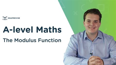 The Modulus Function A Level Maths Ocr Aqa Edexcel Youtube