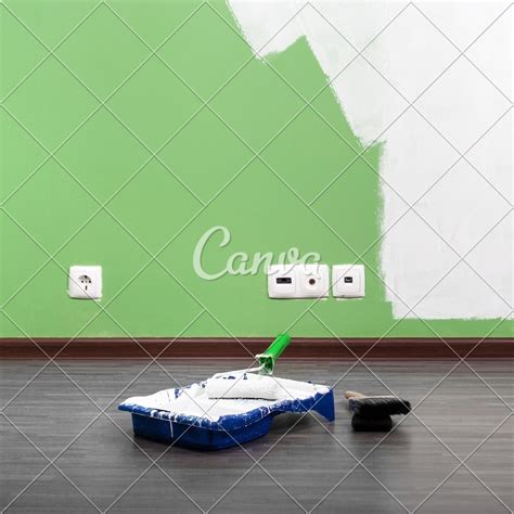 Paint Roller And Brush Photos By Canva