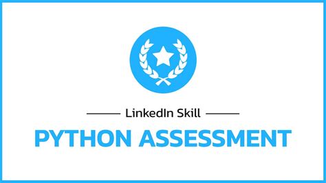 Python Linkedin Assessment With All Answers And Badge In End Youtube