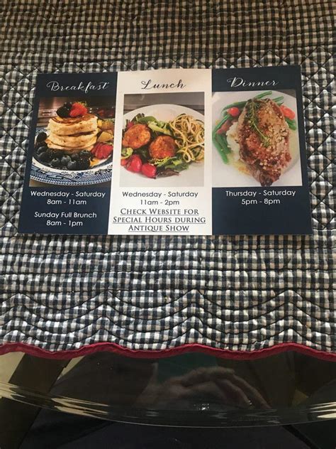 Menu At Blue Willow Cafe Burton