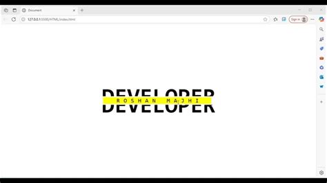 Css Animation 11 Text Hover Effect Youtube