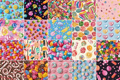 Free Candy Patterns 500 Seamless Patterns Resource Boy