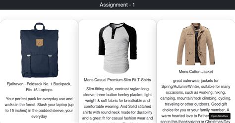 Assignment3 1 Codesandbox