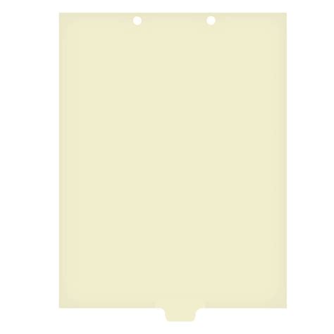 Blank Chart Dividers And Write On Dividers