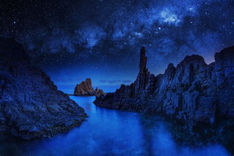 Ocean Rocks Blue Sky Wallpaperhd Nature Wallpapers4k Wallpapers