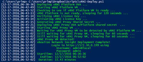 Automated Deployment And Setup Of VRealize Network Insight VRNI