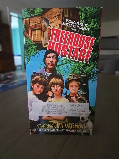 TREEHOUSE HOSTAGE VHS Starring Jim Varney Screening Copy PicClick CA