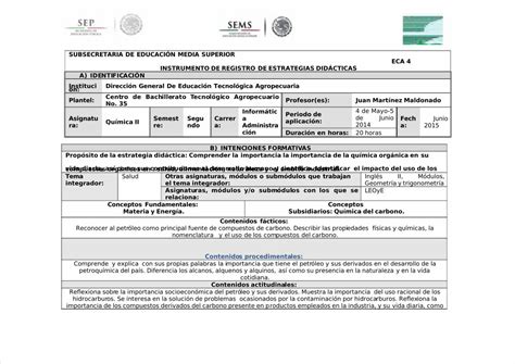 Pdf Ecas 4 Quimica Ii 15 Dokumentips