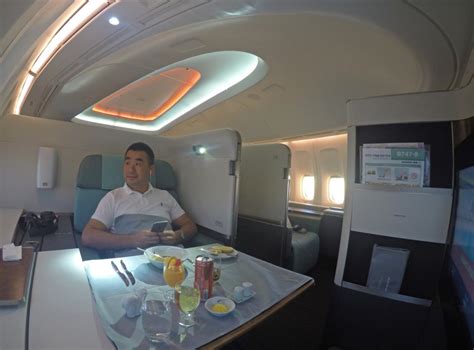 Review Korean Air B747 8 First Class Hong Kong To Incheon