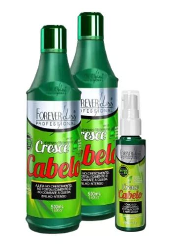 Cresce Cabelo 02 Shampoo Tônico Capilar Forever Liss Parcelamento
