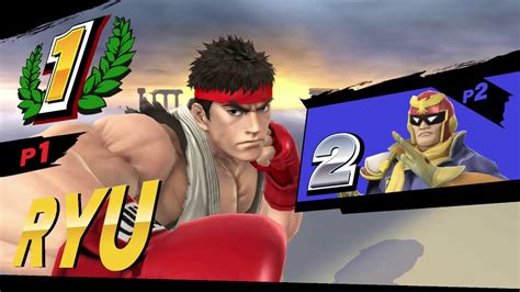 Ryu Vs Captain Falcon For Glory Youtube