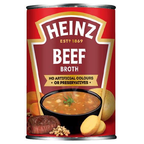 Heinz Big Soup Beef Broth 400g ไฮนซ์ ซุป พร้อมทาน รสเนื้อ น้ำสต๊อก ซุป