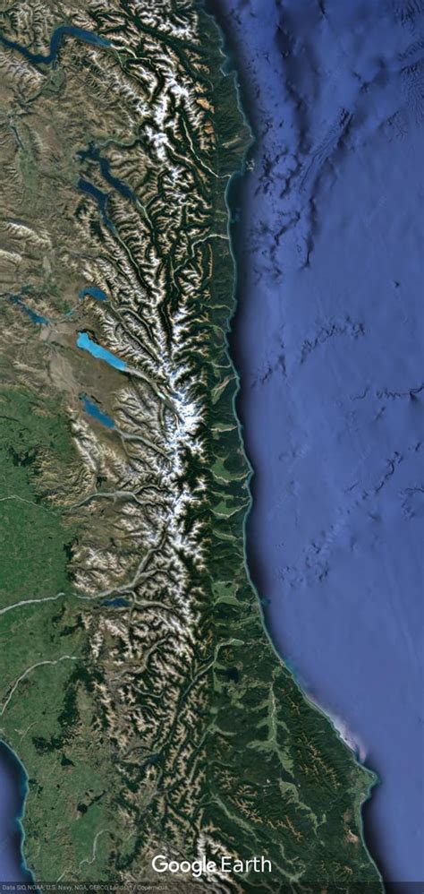 The Alpine Fault In New Zealand Seems Incredibly Straight R Geography