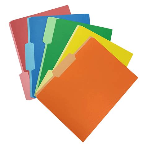 Lhwen Color Coded File Folders For School And Business Letter Size Two