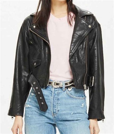 Alice Cooper Stylish Riverdale Black Leather Biker Jacket