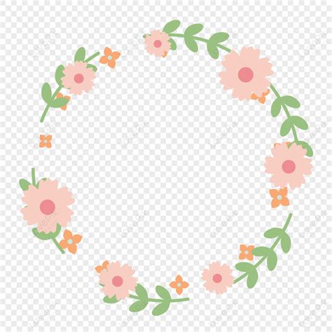 봄 식물 갈 랜드 테두리 장미 일러스트세트주형 Png 일러스트 무료 다운로드 Lovepik