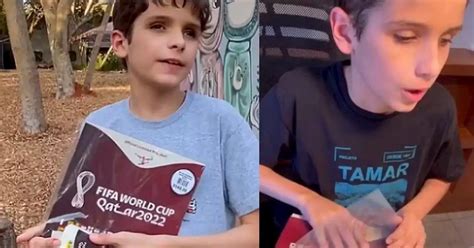 Una Historia Conmovedora Un Niño Ciego Adaptó El álbum Del Mundial Al