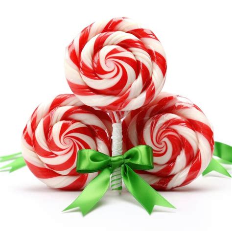 Premium Photo Christmas Sweet Candy Isolated On White Background
