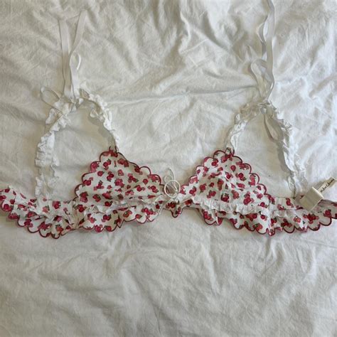 For Love And Lemons Bralette Style Floral Top Size Depop