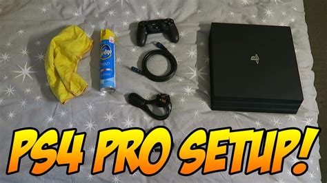 Playstation 4 Pro Console INITIAL SETUP FIRST IMPRESSIONS PS4 DATA TRANSFER YouTube