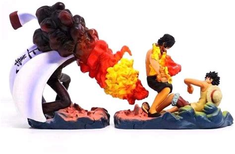 Buy One Piece Monkey D Luffy Port D Ace Contre Akainu Sakazuki PVC