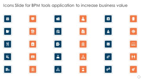 Icons Slide For Bpm Tools Application To Increase Business Value Template Pdf Powerpoint Templates