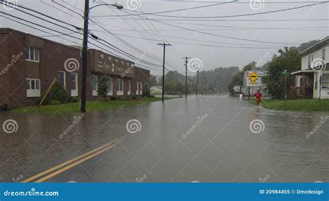 Flooding In Barre Vermont Hurricane Irene Editorial Image Image Of